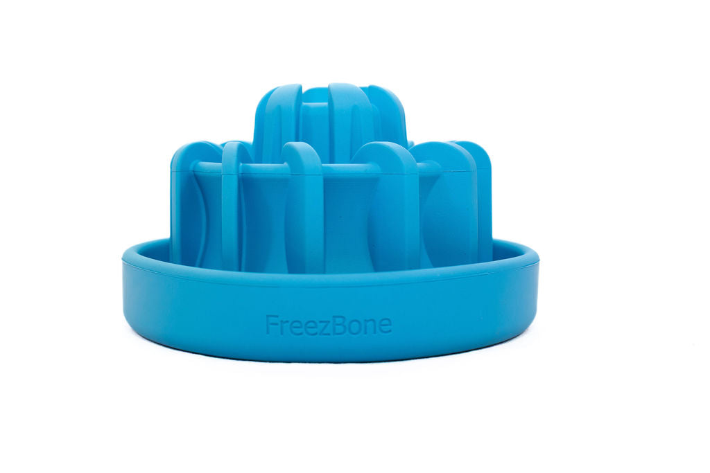 FreezLava: Long-Lasting, Fillable Dog Bone for Active Chewers | Safe,